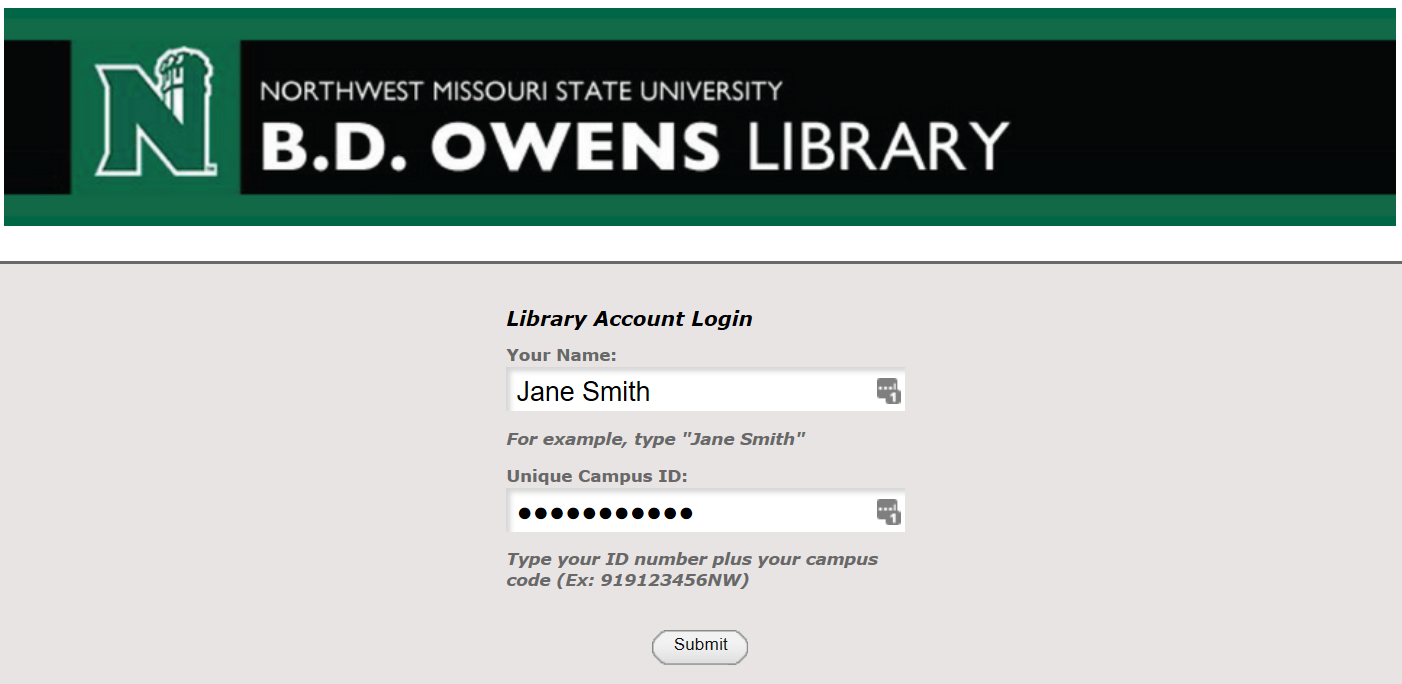 Off-Campus Access | Library | Northwest Missouri State University